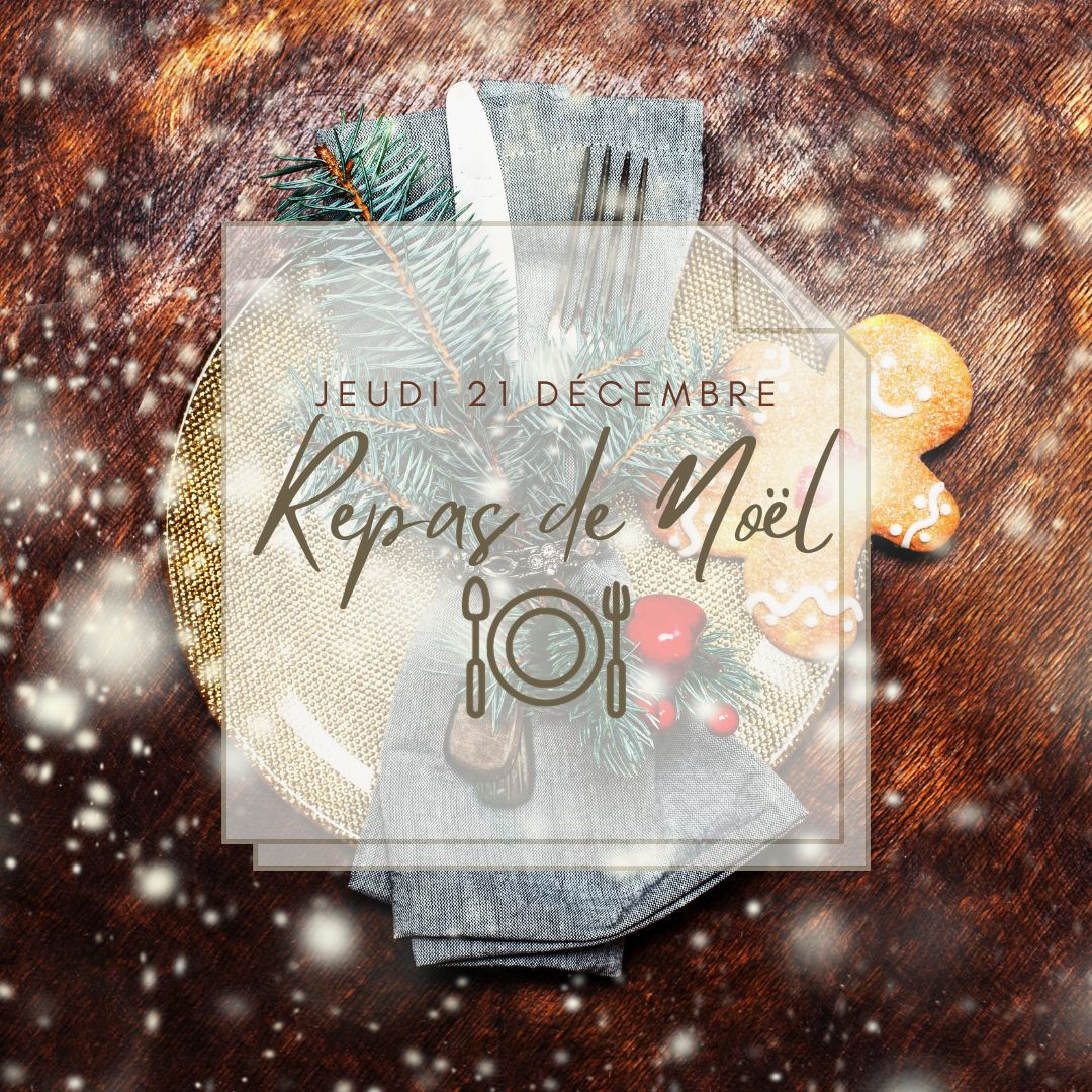 Repas de Noël au restaurant scolaire le 21 décembre